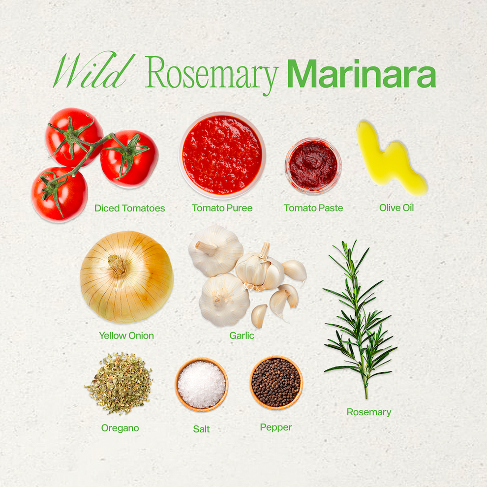 Sauz Wild Rosemary Marinara Pasta Sauce - Earthy and Fresh