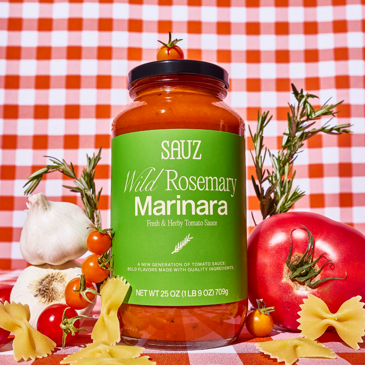 Sauz Wild Rosemary Marinara Pasta Sauce - Earthy and Fresh